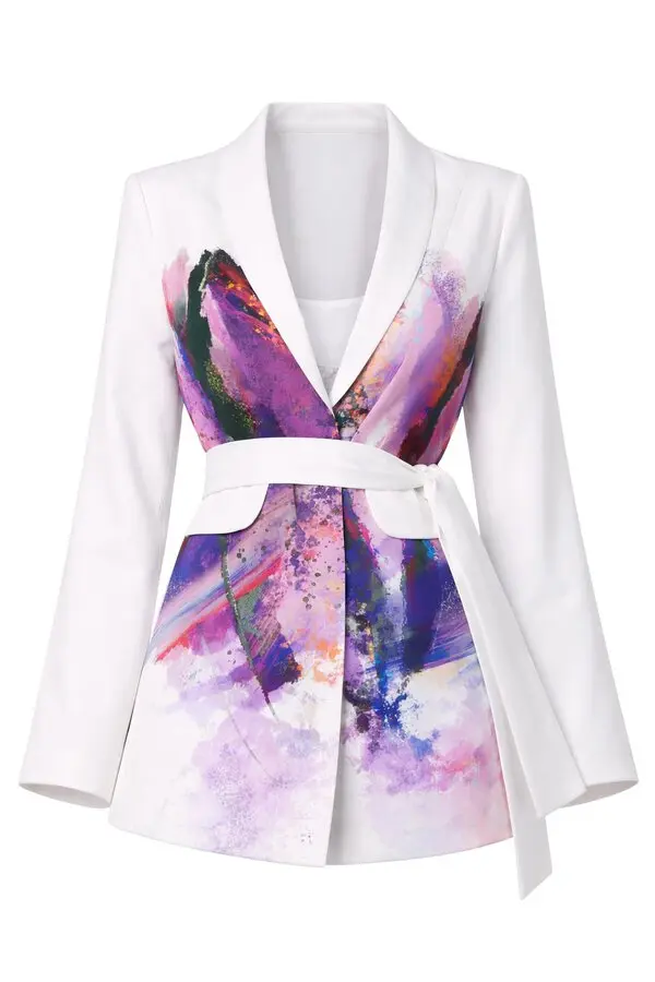 ZAFUR Mayfair Blazer - White