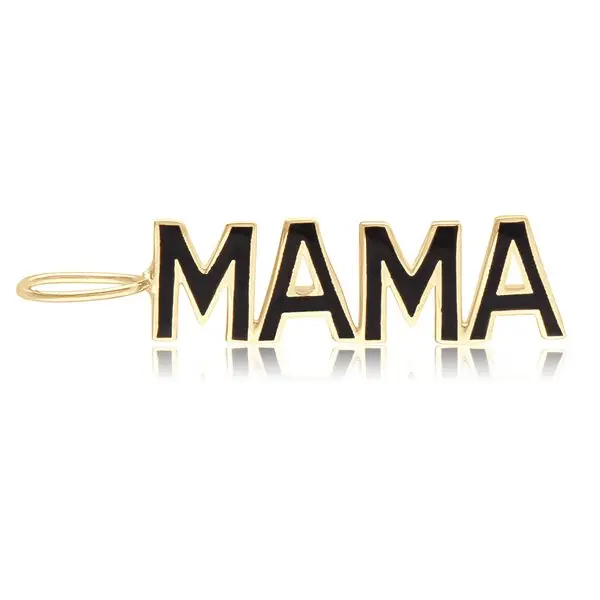 SHYMI Enamel Mama Charm - Black