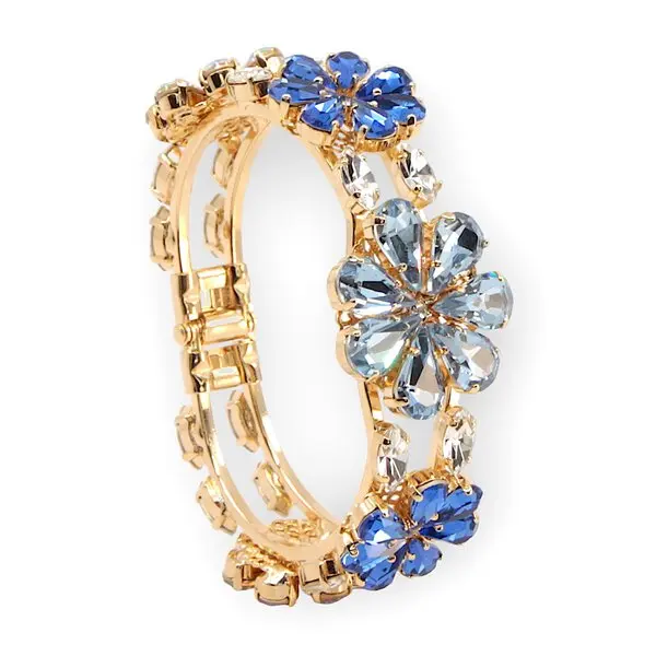 DAMAPREZIOSA Daisy Sapphire Crystal Bracelet - Blue
