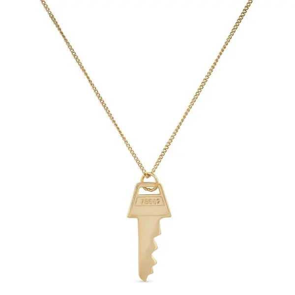 ELK & BLOOM Key Pendant Necklace - Gold