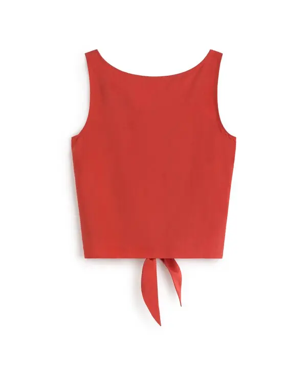 THINKING MU Top Cupro Bow Solea