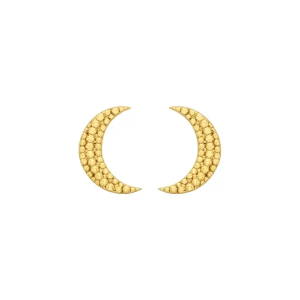 ZOË & MORGAN Moonlight Stud Earrings - Gold