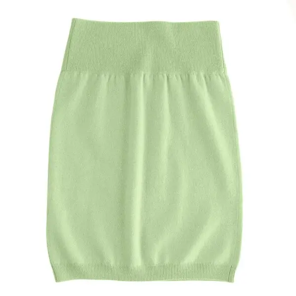 ZENZEE Cashmere Blend Mini Skirt