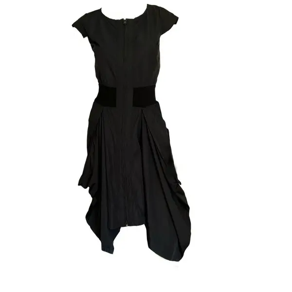 SNIDER Canal Nylon Dress - Black