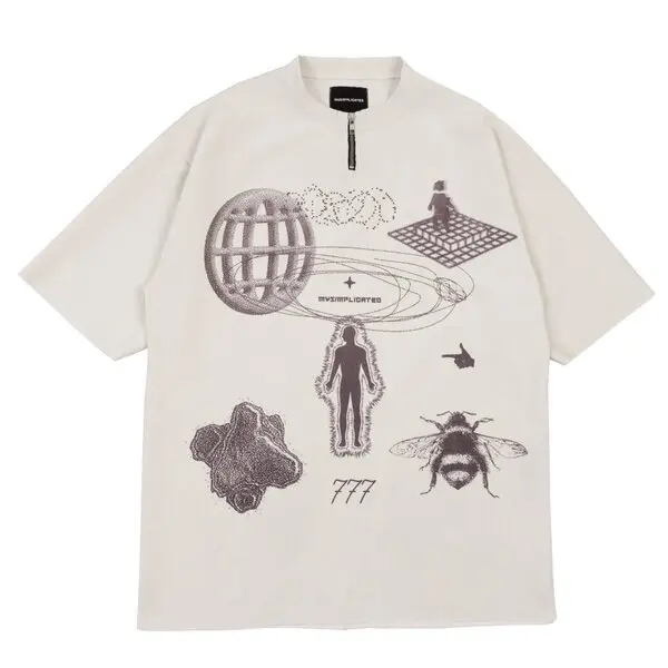 MYSIMPLICATED Oversized T-shirt With Graphic Print - Black