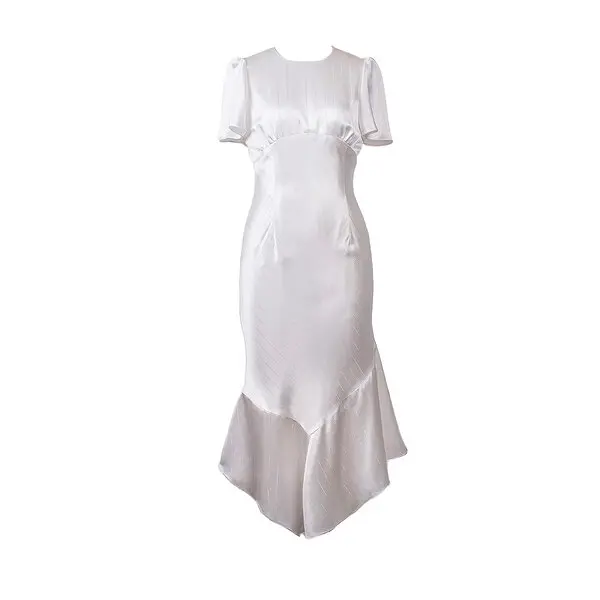 EMMA WALLACE Linia Fluted Sleeve Dress