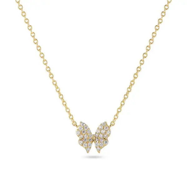 SIF JAKOBS JEWELLERY Farfalla Necklace - Gold