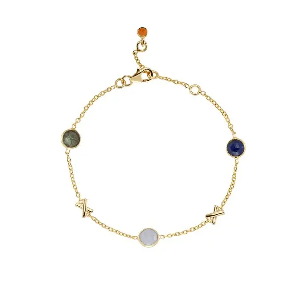 AUREE JEWELLERY Miramar Gemstone Bracelet - Gold