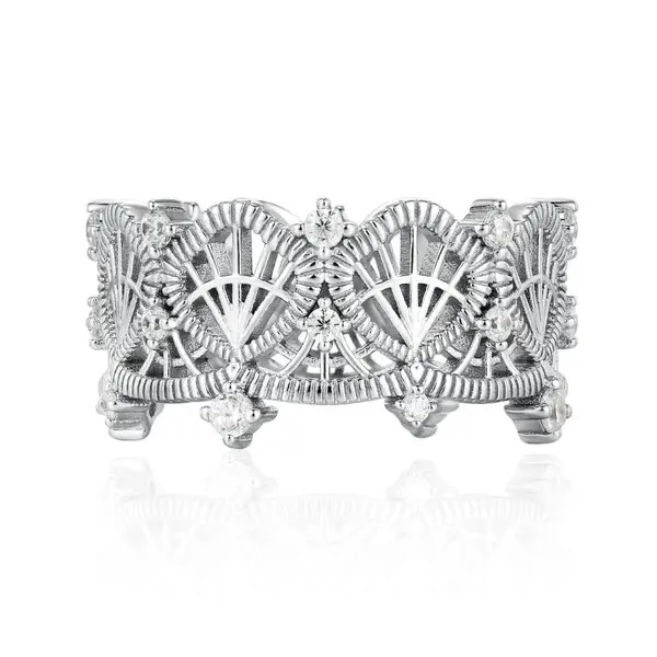 AZURA JEWELRY NEW YORK Siren’s Shell Ring - Silver