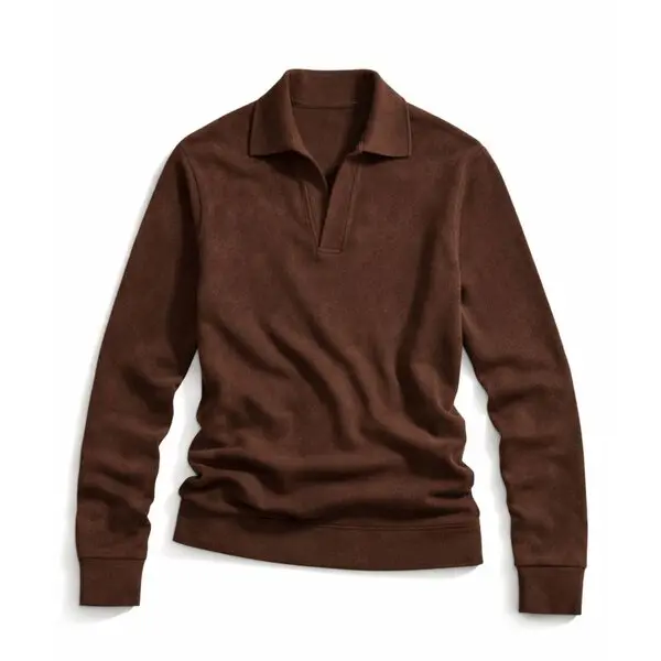 YORSTRULY Butter Polo Knit