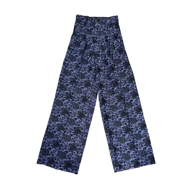 COLLECTED XX Paisley Jacquard Corduroy Pleated Pants