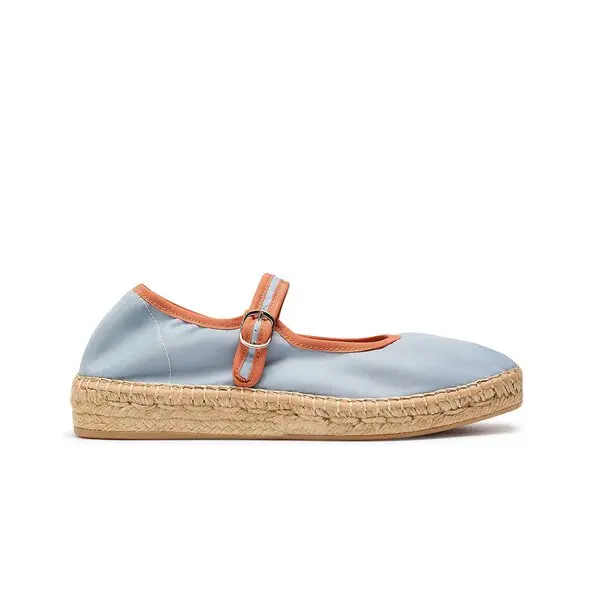 NAGUISA Peonia Espadrille Mary Jane - Blue