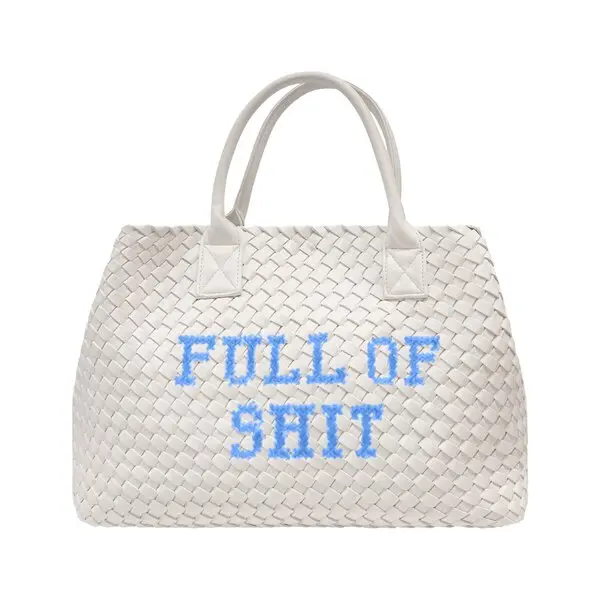 LILLY LOVES Vegan Leather Shoulder Bag - White