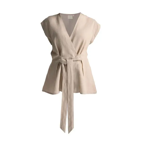 REISTOR Power Moves Short Sleeve Top - Beige