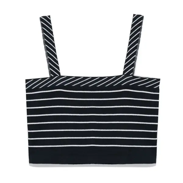 PERALUNA Florence Knit Crop Top