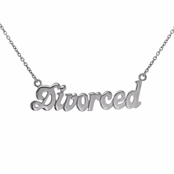 TRUE ROCKS Divorced Sterling Necklace - Silver