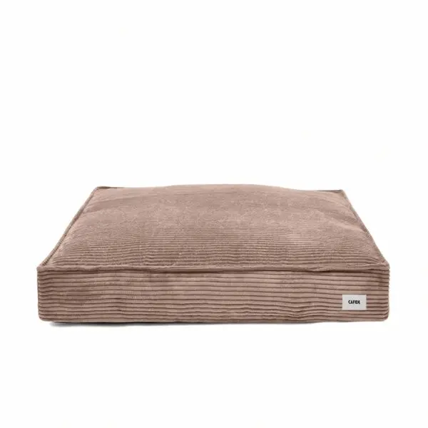 CAFIDE Corduroy Dog Bed Mocha Beige, Cuadra - Brown