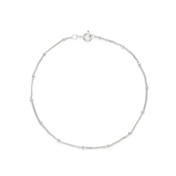 AUREE JEWELLERY Barbican Sterling Beaded Bracelet - Silver