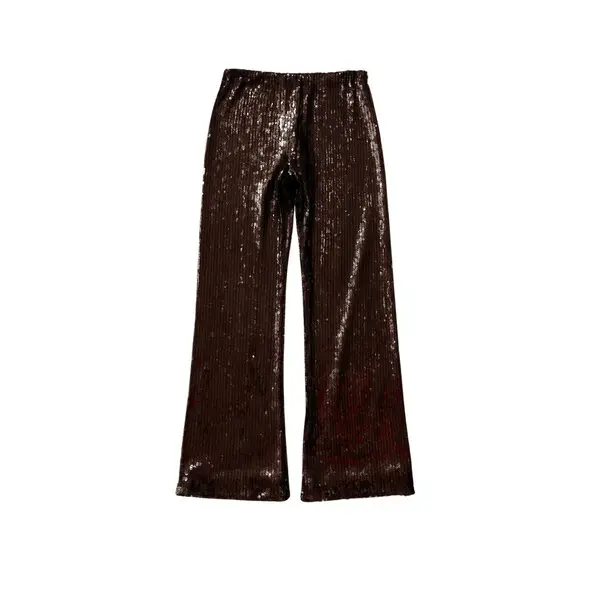 YORSTRULY Glaze Sequinned Wide Leg Trousers