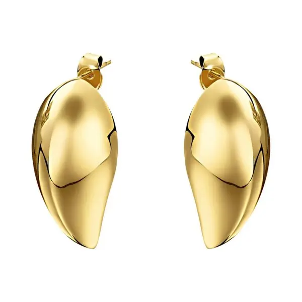 TAMI&TAMI Ten Sixty Four Studio Small Horn Earrings - Gold