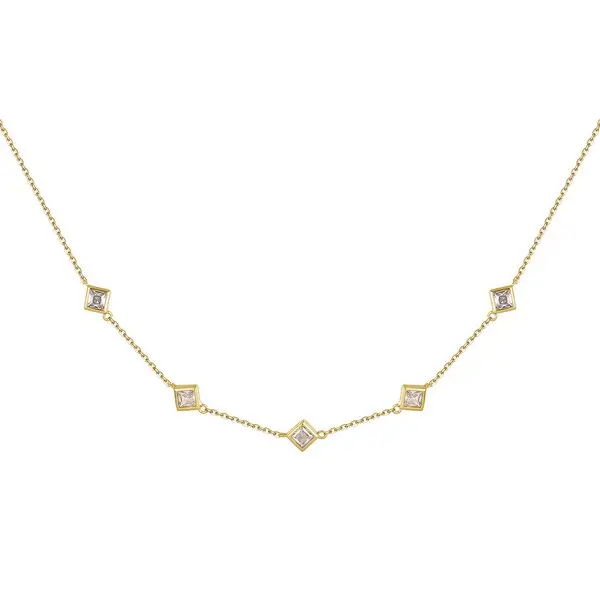 RETRO CHIC Rococo Collection Princess Delight Necklace - Gold/white