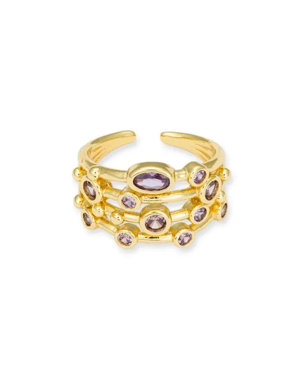 KYBELE STUDIO Orbit Cluster Ring - Gold/yellow