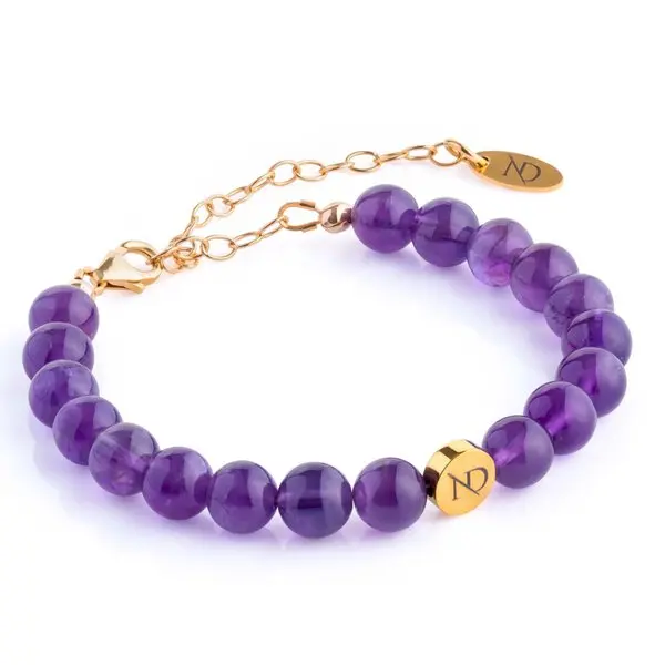 N'DAMUS LONDON Adjustable Gemstone Bracelet - Yellow