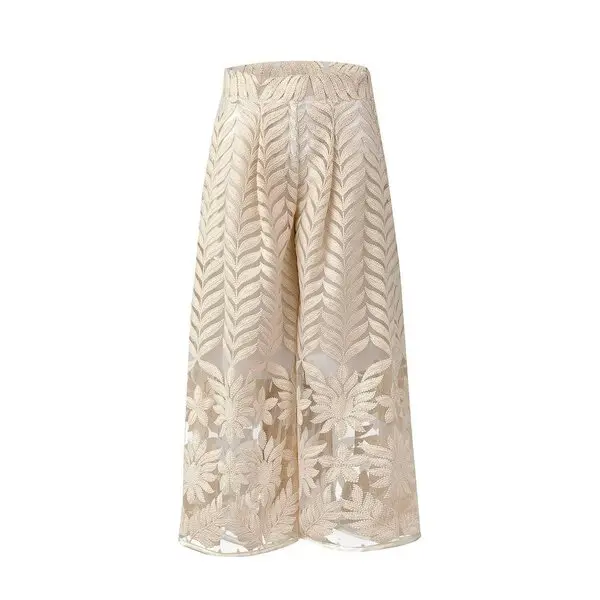 Rêve De Rive Neutrals Palazzo Trousers
