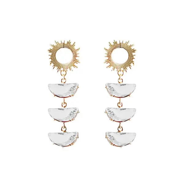 ADRIANA PAPPAS DESIGNS Spring Supernova Stud Earrings - Yellow