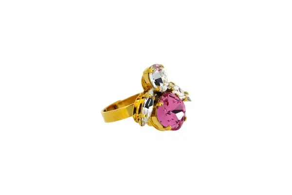 VICKISARGE The Bee Ring - Pink