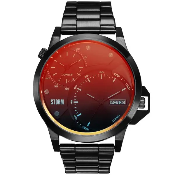 STORM Avalonic Stainless Steel Watch - Black/red