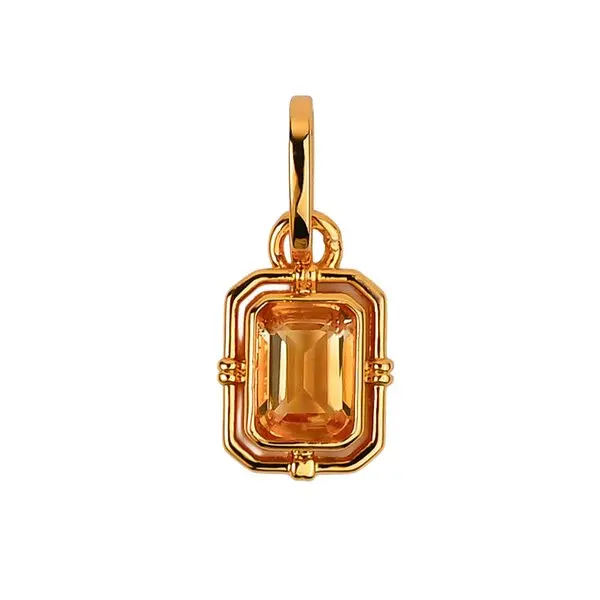 ZYNNIA COLLECTIVE November Birthstone Charm - Gold/yellow