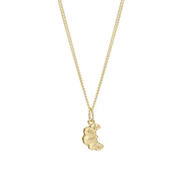 MURU Croissant Pendant Necklace - Gold