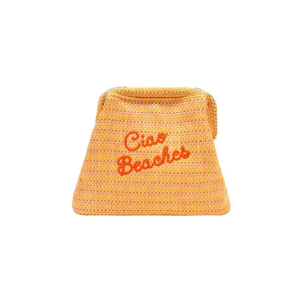 LILLY LOVES Neon Ciao Beaches Clutch - Orange