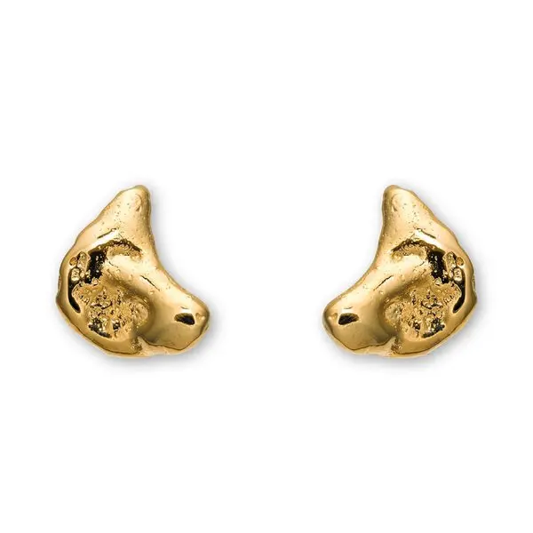 EVA REMENYI Talisman Half Moon Earrings - Gold