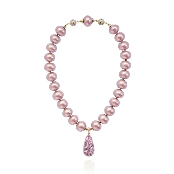 SAULE LABEL Serafina Necklace - Pink