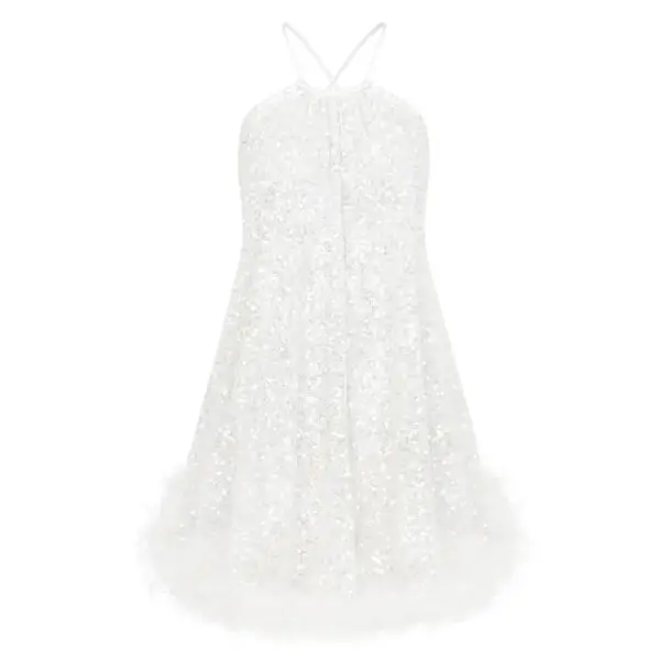 NAZLI CEREN Yvonne Sequin Mini Dress