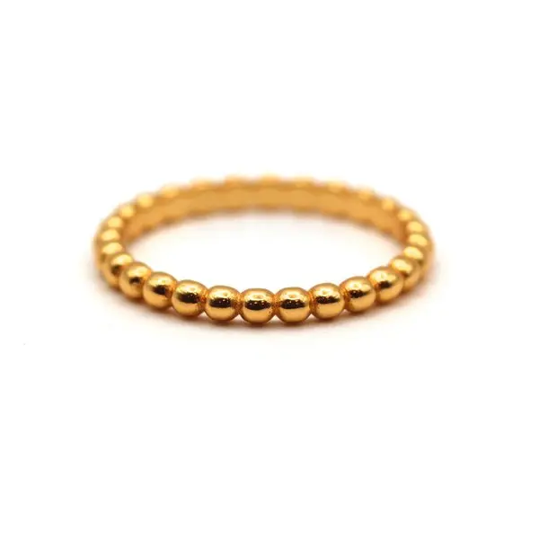 VICSTONENYC FINE JEWELRY 14k Eternity Bead Ring - Rose Gold