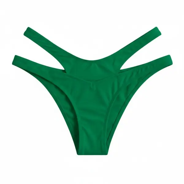 ACQUA PURA Sol Cutout Bikini Bottom - Green
