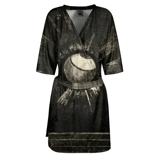 ALOHA FROM DEER Vision Envelope Wrap Dress