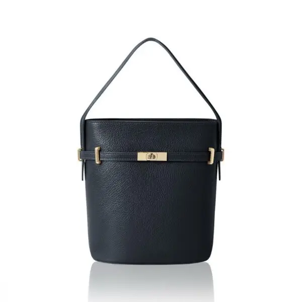BETSY & FLOSS Sora Large Leather Bucket Bag