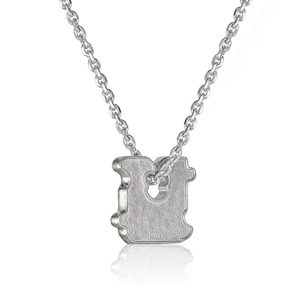 CARTOGRAPHY Get Bred Bread Tag Sterling Necklace - Silver