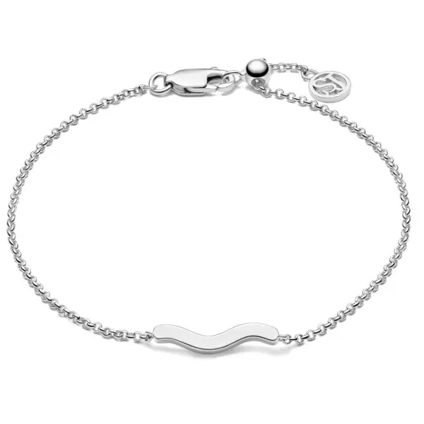 SIF JAKOBS JEWELLERY Ellera Waves Pianura Bracelet - Silver