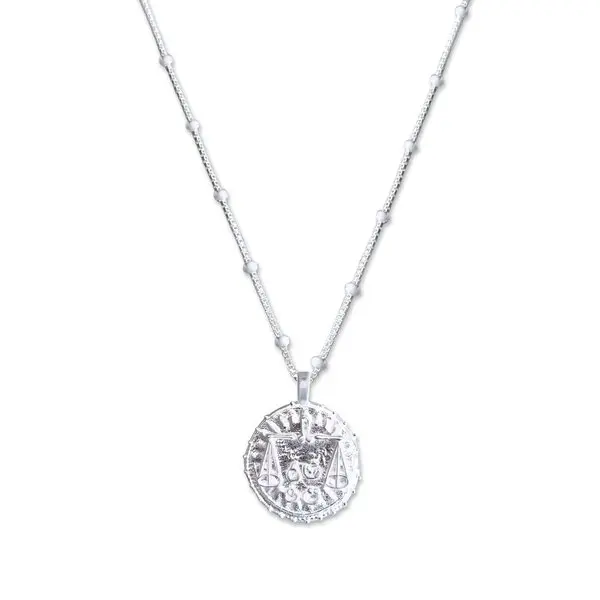 RIZE Libra Zodiac Sterling Necklace - Silver