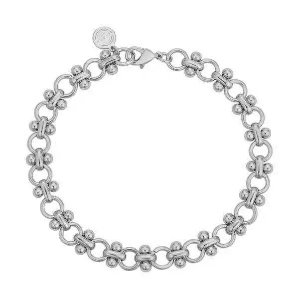 LEEADA JEWELRY Chloe Chain Bracelet - Silver