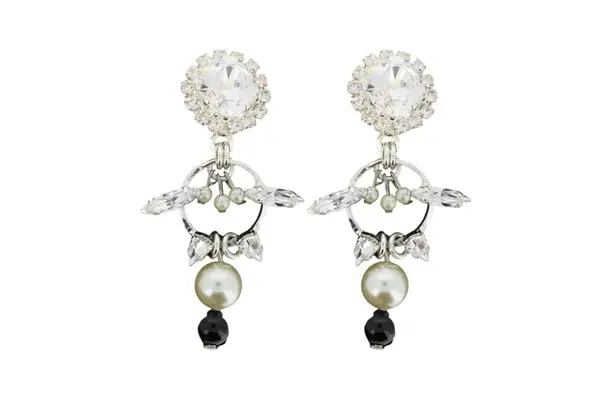 VICKISARGE Spike Dangle Earrings - Black