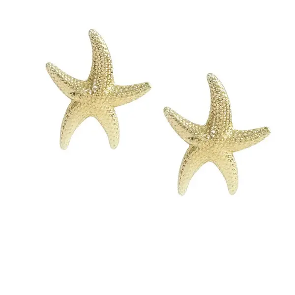 MAISON DE GALA Starfish Stud Earrings - Gold