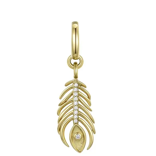 UNLEASH CPH Companion Freedom Charm With Crystal Accents - Gold