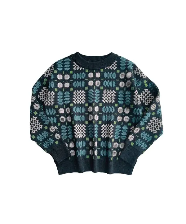 MABLI Carthen Jumper - Green/black
