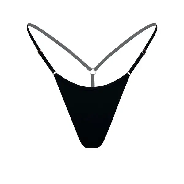 MONIQUE MORIN LINGERIE Caress Micro G-string - Black